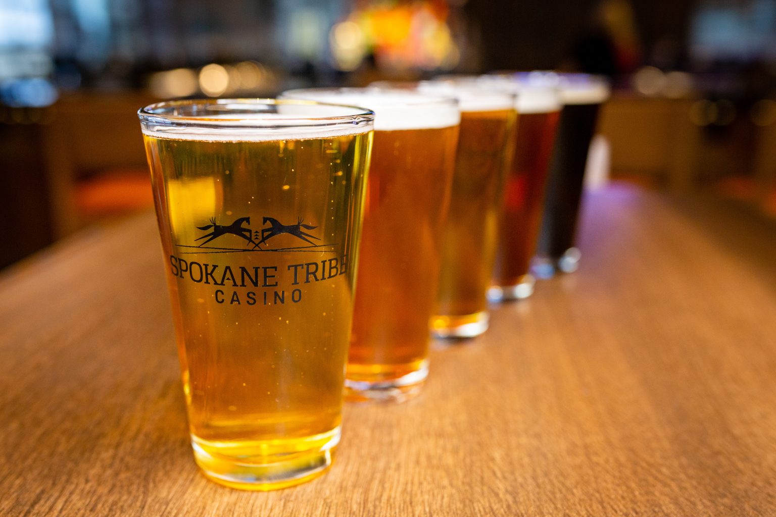 drafts Three Peaks and Ceasars Sports Bar - Spokane Tribe Casino